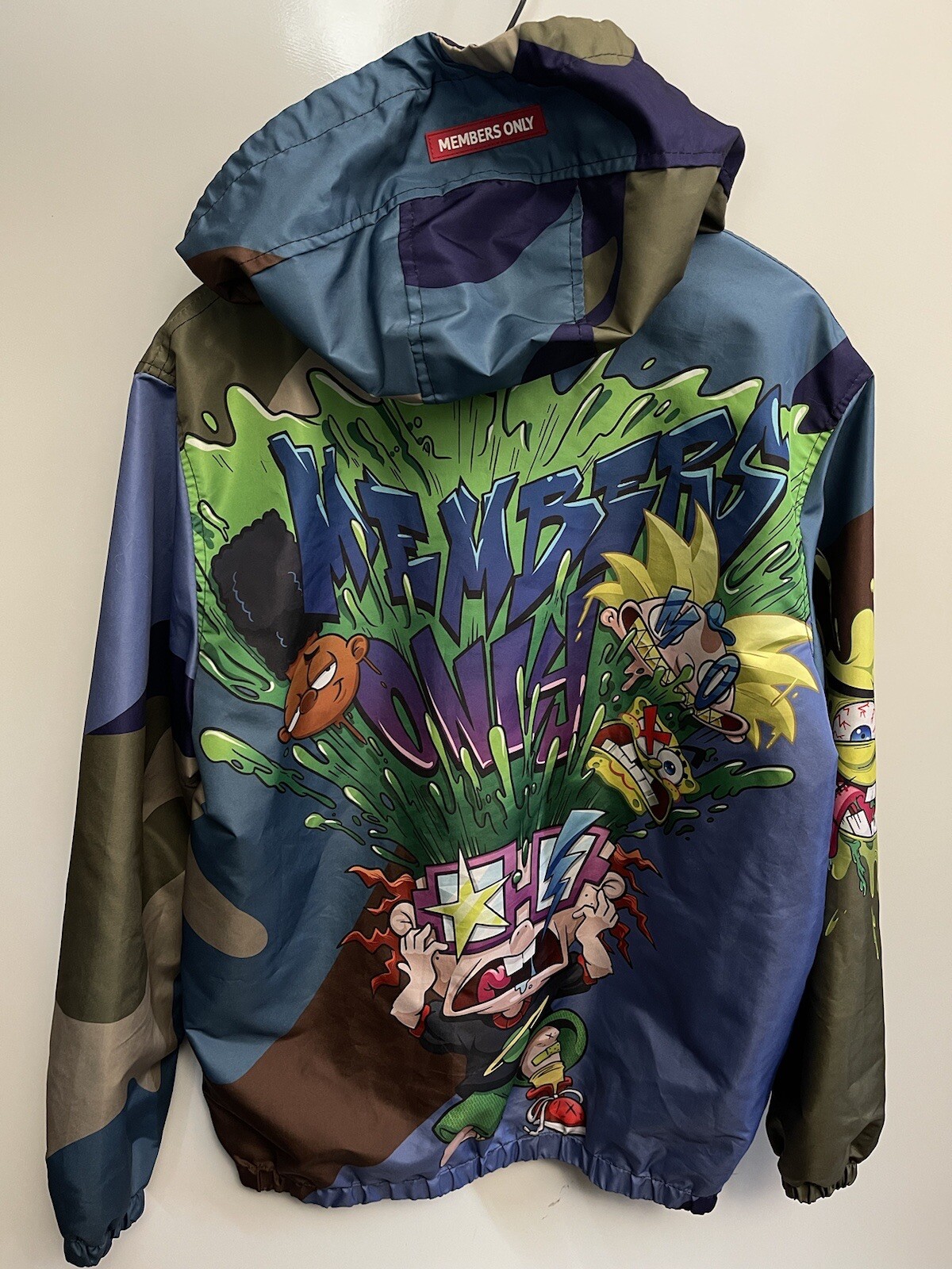 Members Only Sponge Bob/Rugrats Nickelodeon Windbreak… - Gem