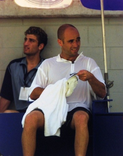 Photo de presse vintage Tennis, Agassi, Australian Open, 1998, tirage ...