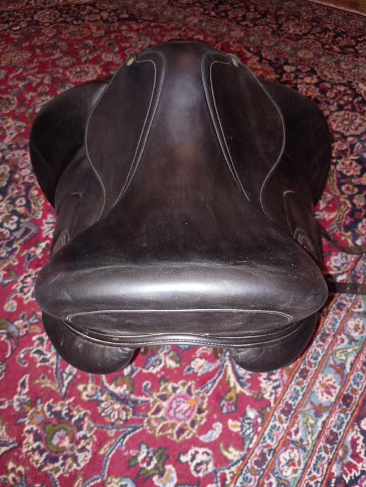 17.5" DEVOUCOUX LOREAK MONOFLAP dressage saddle #2 | eBay