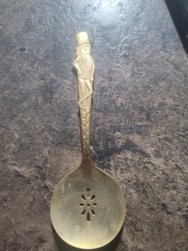 Vintage Silver Plated Carlton Mr. Peanut Slotted Spoon | eBay