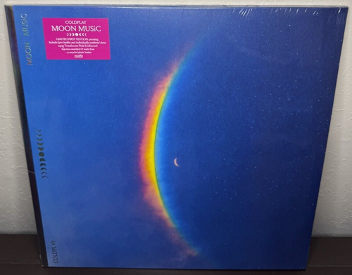 Coldplay Moon Music LP Vinyl w/ SIGNED Art Card SEALED NEW ...