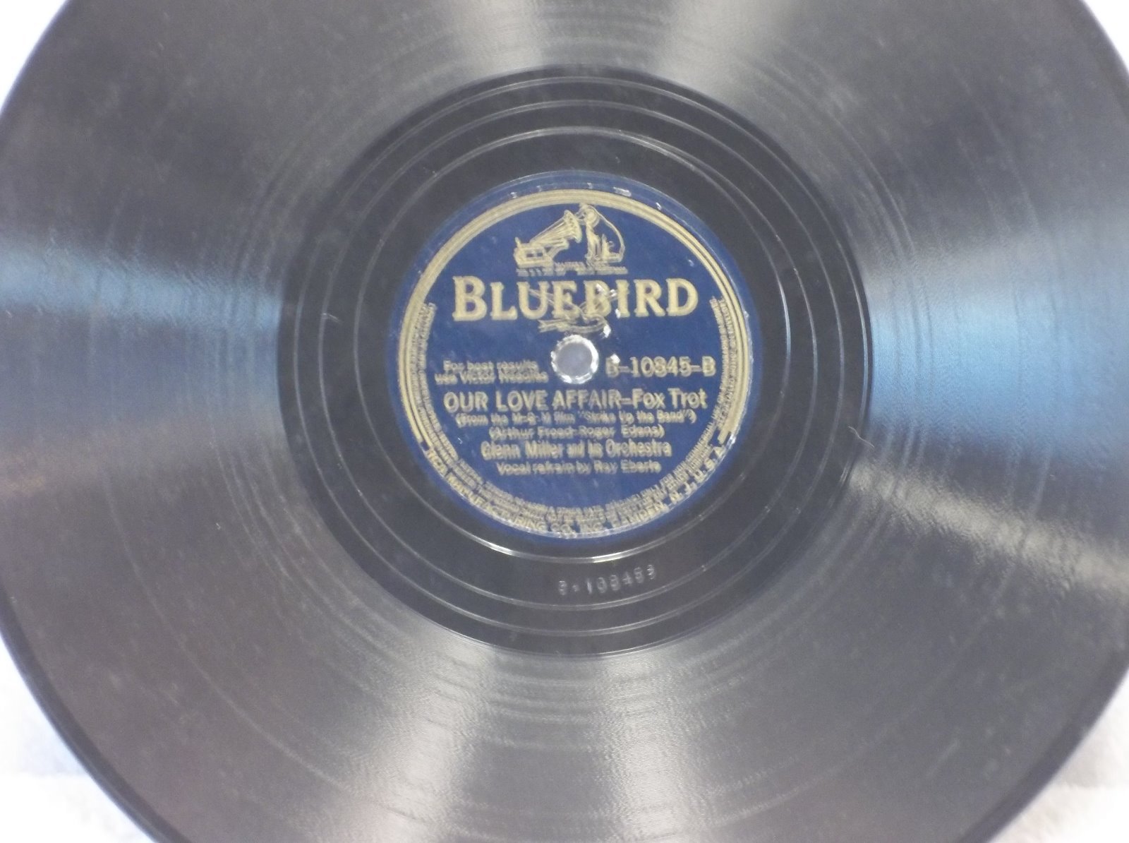 Bluebird RCA 78 RPM Glenn Miller & His Orchestra 10" --Big Band - No ...