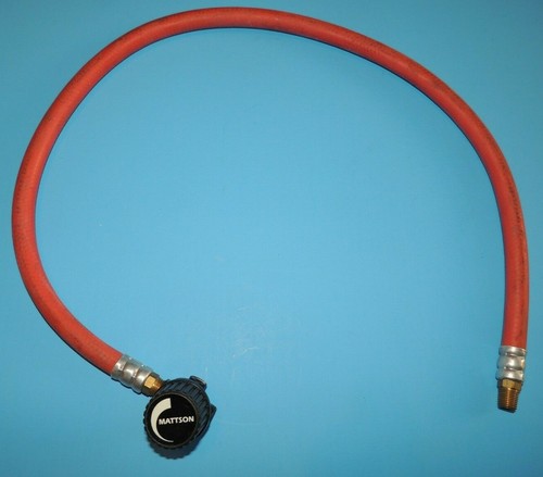 Genuine Mattson HVLP Air Cap Regulator & 3 foot Goodyear 3/8" Rubber ...