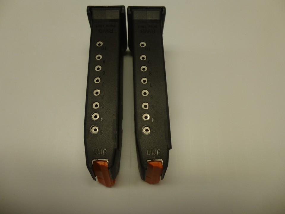 Glock model 43X or 48 magazine 10 rounds Qty 2 New magazines RWB G43X ...