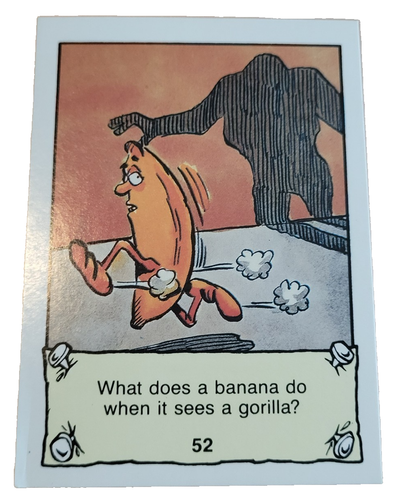 Jake's Official Jokes #52 Trading Card Banana Gorilla by Joseph ...