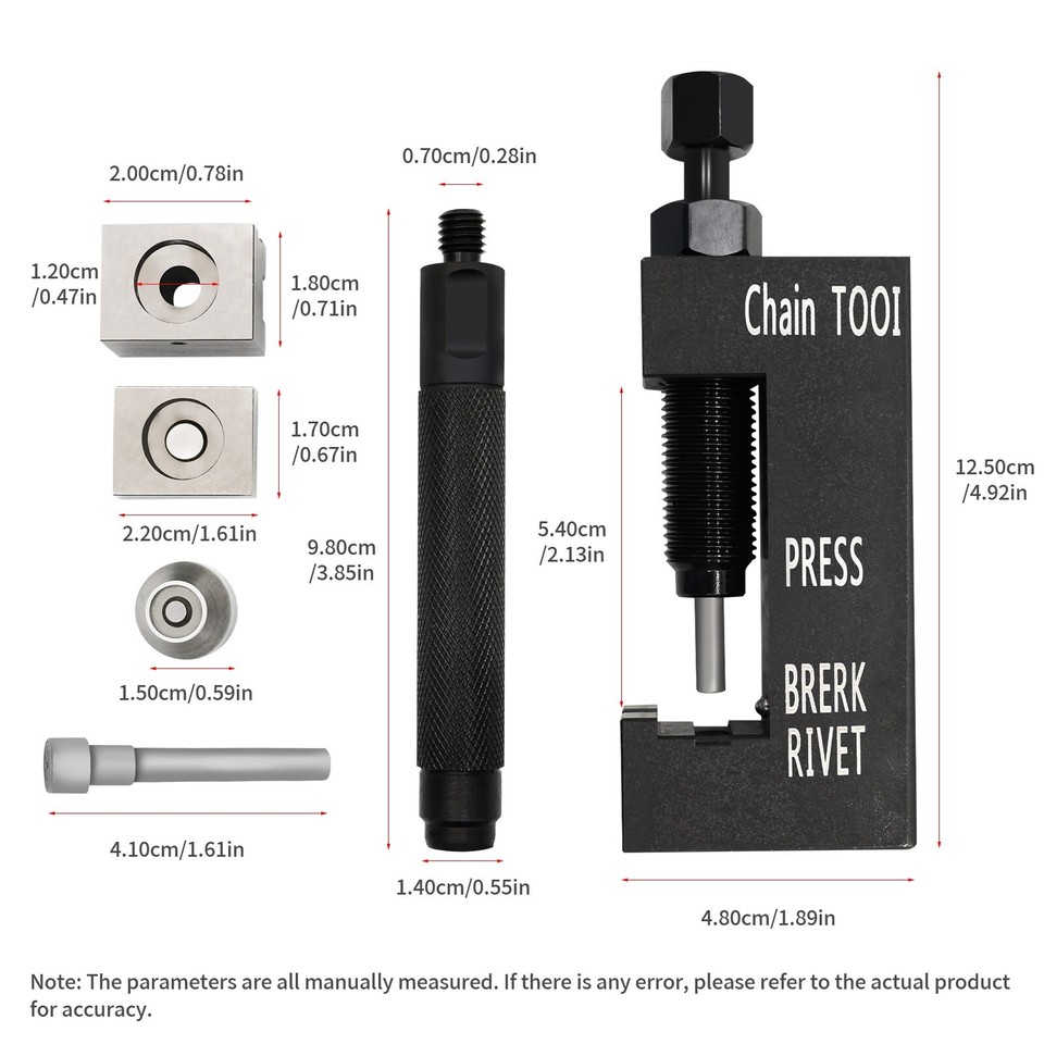 Chain Breaker Rivet Press Tool 08-0470 For 520 525 530 ATV Modification ...