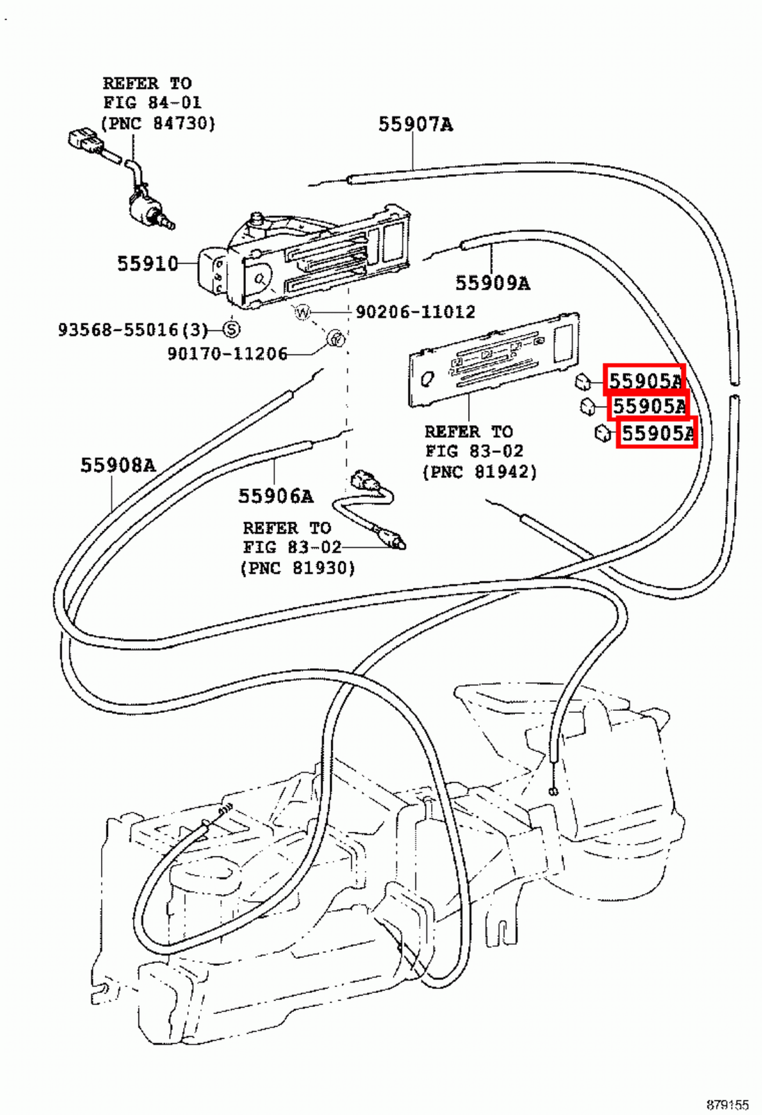 Genuine Hilux YN57 YN56 YN55 YN50 RN61 LN65 Dash Heater Fan Control ...