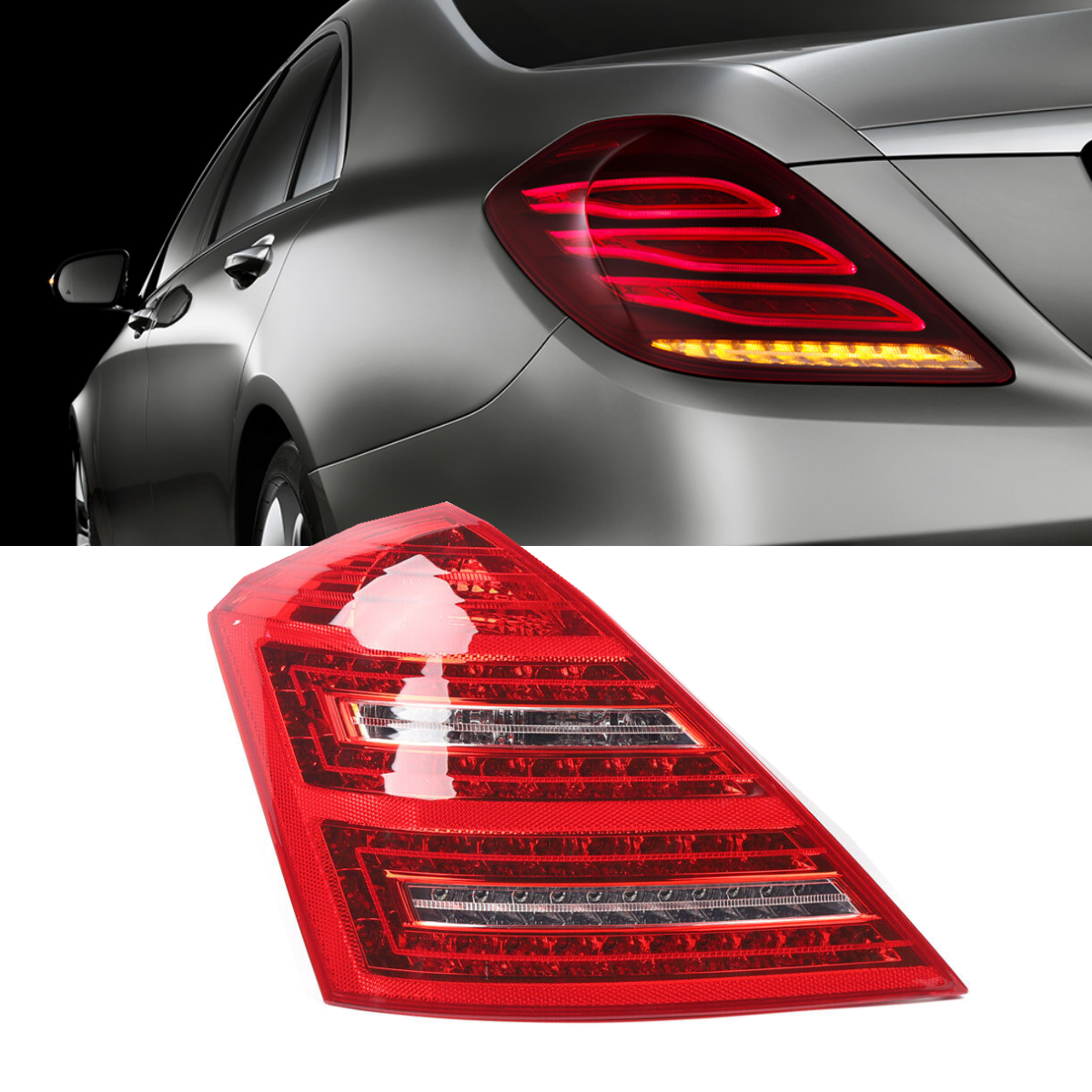 Tail Light 2218201364 For 2010 2011-2013 Mercedes Benz W221 Left Driver ...