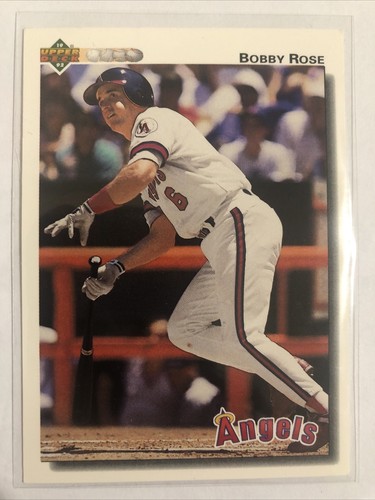 1992 Upper Deck Bobby Rose #611 California Angels MLB | eBay