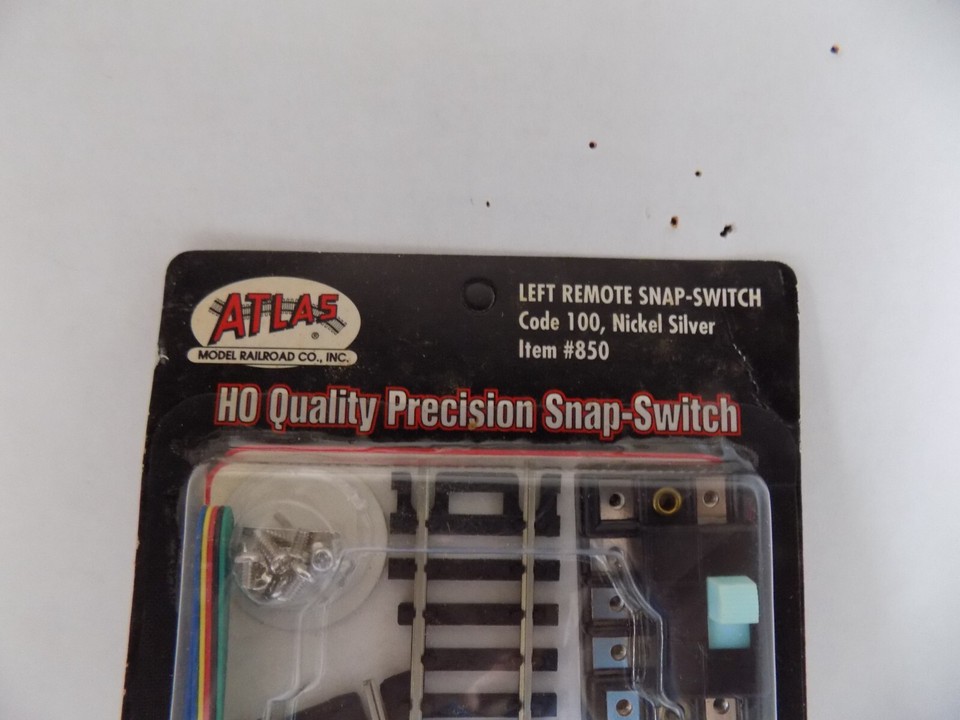 LEFT REMOTE SNAP SWITCH CODE 100 N.S. RAIL #850 BY ATLAS PO NIB | eBay
