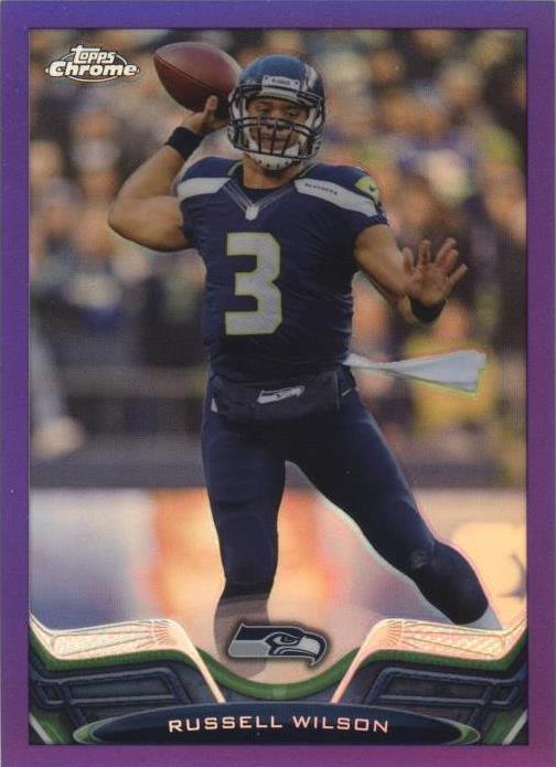 2013 Topps Chrome - Russell Wilson #175 Purple Refractor /499 for sale ...