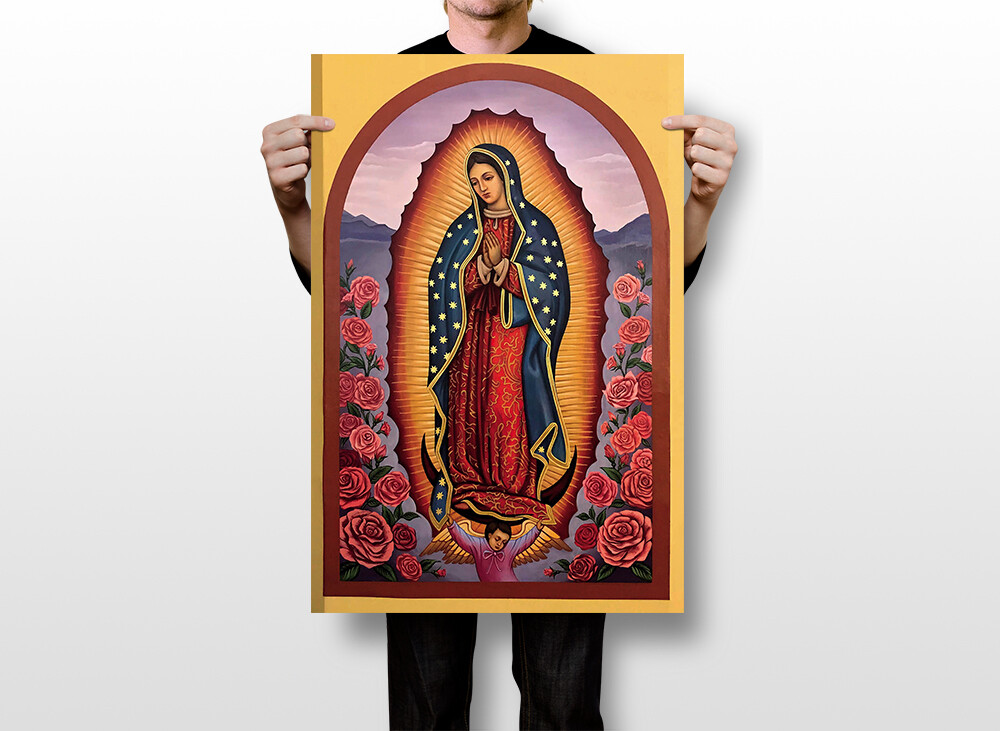 Virgin Mary Maria Lady Of Guadalupe Wall Art Home Decor - POSTER 20x30 ...