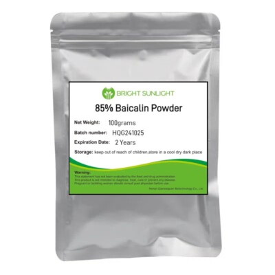 100g Skullcap Root Extract Powder (85% Baicalin) Scutellaria ...