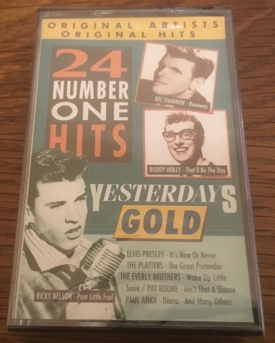 Various Artists "Yesterday's Gold 24 Number One Hits" Tape Cassette NEW ...