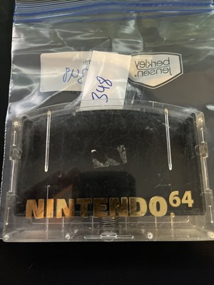 Vintage Nintendo N64 Cassette Cartridge Case Spring Loaded Display Case ...