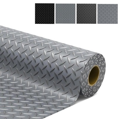 Garage Flooring Tiles Floor Mat Rolls Non-Slip Trailer PVC Protect ...