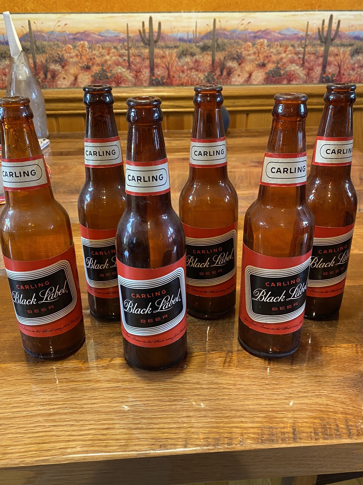 Black Label Beer Bottle