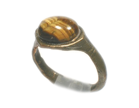 AD300 Roman Epirus (Albania) Ring Size 5 + Antique 19thC Yemen Mahogany ...