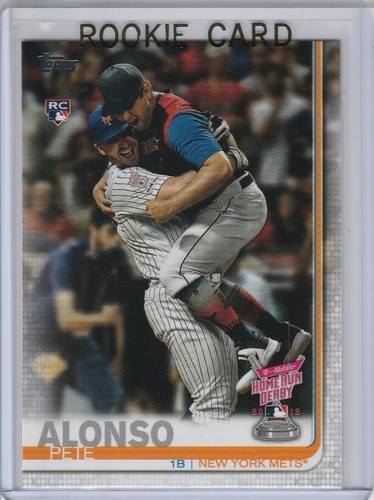 PETE ALONSO ROOKIE CARD 2019 Baseball New York Mets Topps HR Derby ...