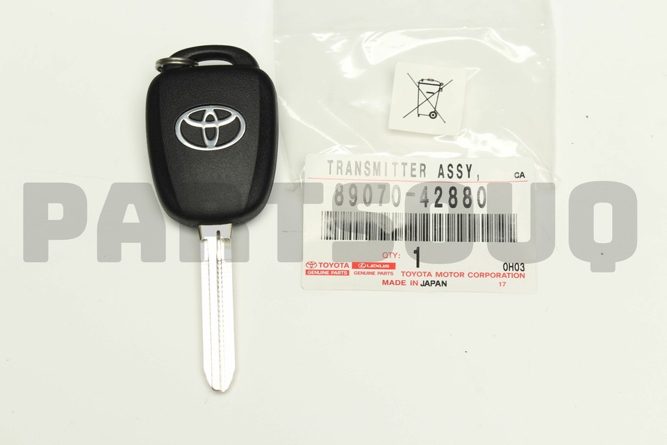 8907042880 Genuine Toyota TRANSMITTER ASSY, DOOR CONTROL 89070-42880 | eBay
