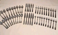 Tomodachi Ells by Hampton Forge 56 PC Flatware Set Wave 2 Cherry for ...