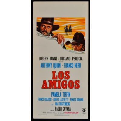 Poster Los Amigos Spaghetti Western Franco Nero Anthony Quinn B213 | eBay