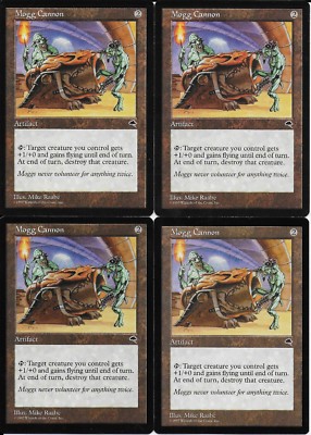 MTG: MOGG CANNON Tempest UNCOMMON; played, Excellent condition x4 | eBay