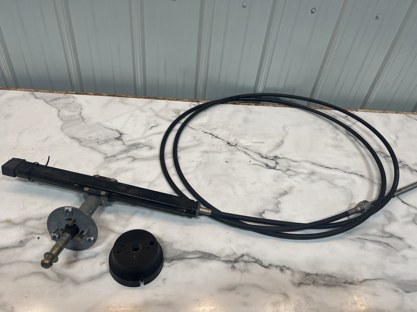 Boat Marine Teleflex steering cable rack stem assembly 3954916 3950210 ...