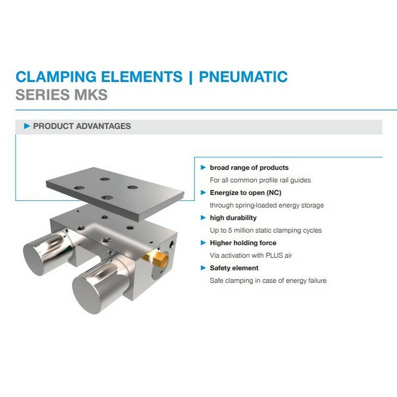 1PC Zimmer MKS2001A MKS Series Pneumatic Clamp (5 Available) for sale ...