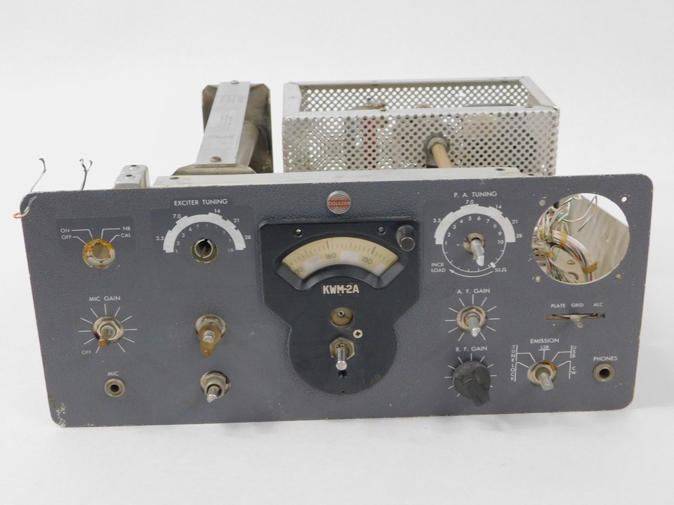 Collins KWM-2A RE Vintage Ham Radio Transceiver (SN 50244J, parts unit ...