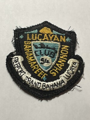 Vintage Rare Lucayan Resort BahamaReef Shannon Golf Patch - Freeport ...
