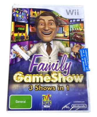 Family Game Show 3 Shows in 1 Nintendo Wii PAL Wii U Compatible ...