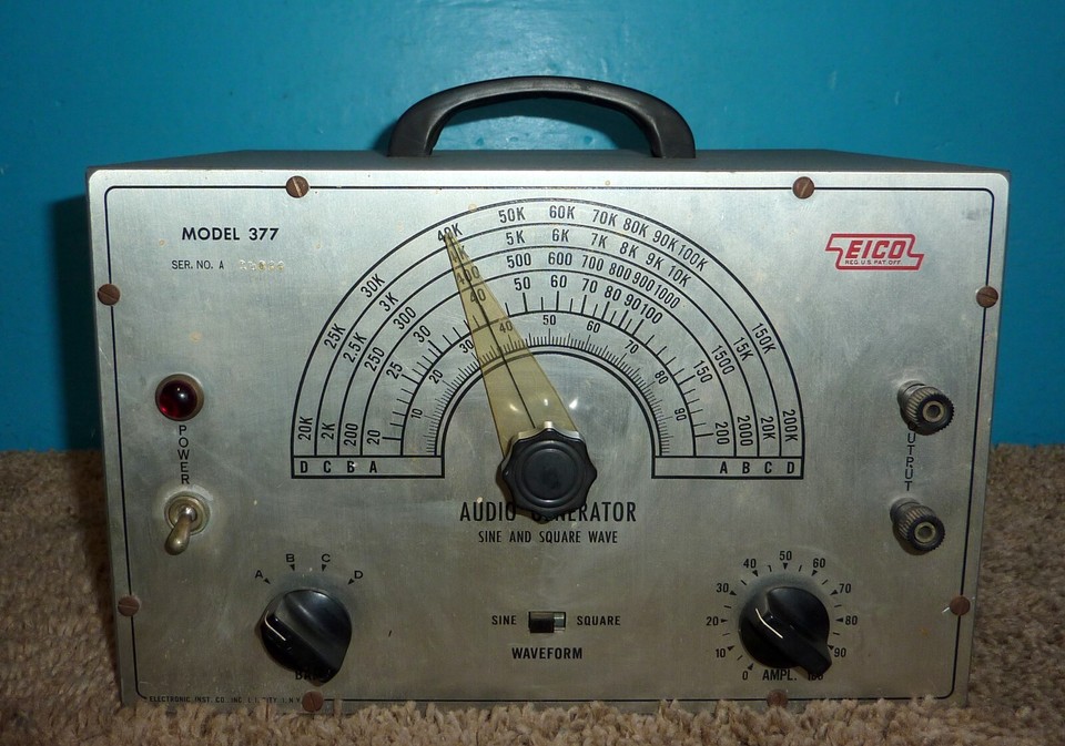Eico Model 377 Sine/Square Wave Audio Generator for Parts | eBay