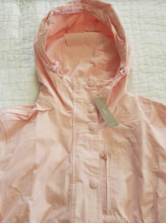 NEW WOMEN'S J CREW PERFECT RAIN COAT JACKET PEONY / PINK BLUSH / RICH ...