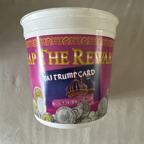 Trump Taj Mahal Casino Resort Atlantic City NJ Coin Bucket Donald Trump ...