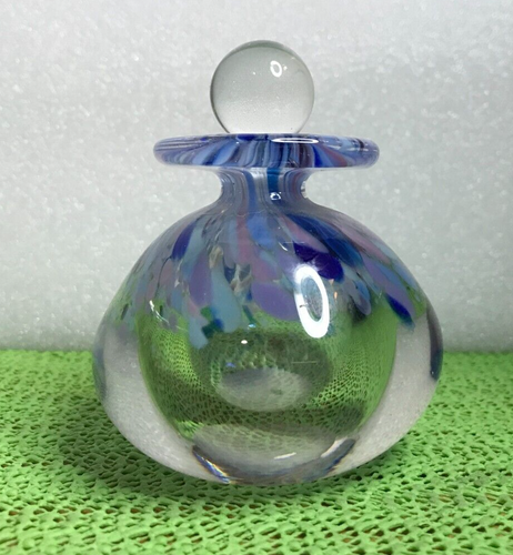 STUDIO ART GLASS PERFUME BOTTLE signed RAY D MATTHEWS JR '87 | eBay