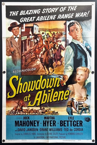 Showdown at Abilene (1956) Original One Sheet Movie Poster – Fine ...