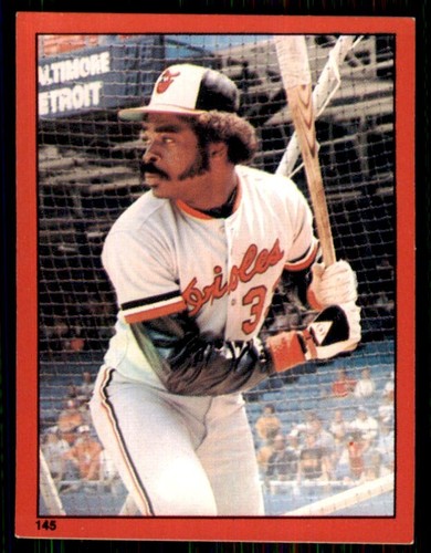 1982 Topps Stickers Eddie Murray Baltimore Orioles #145 MLB Baseball | eBay
