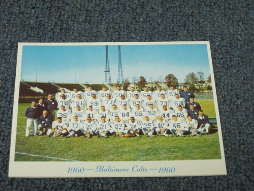 1960 Baltimore Colts Photo Seasons Greeting Card | eBay