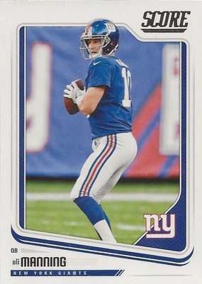 2018 Score Football Eli Manning #227 | eBay
