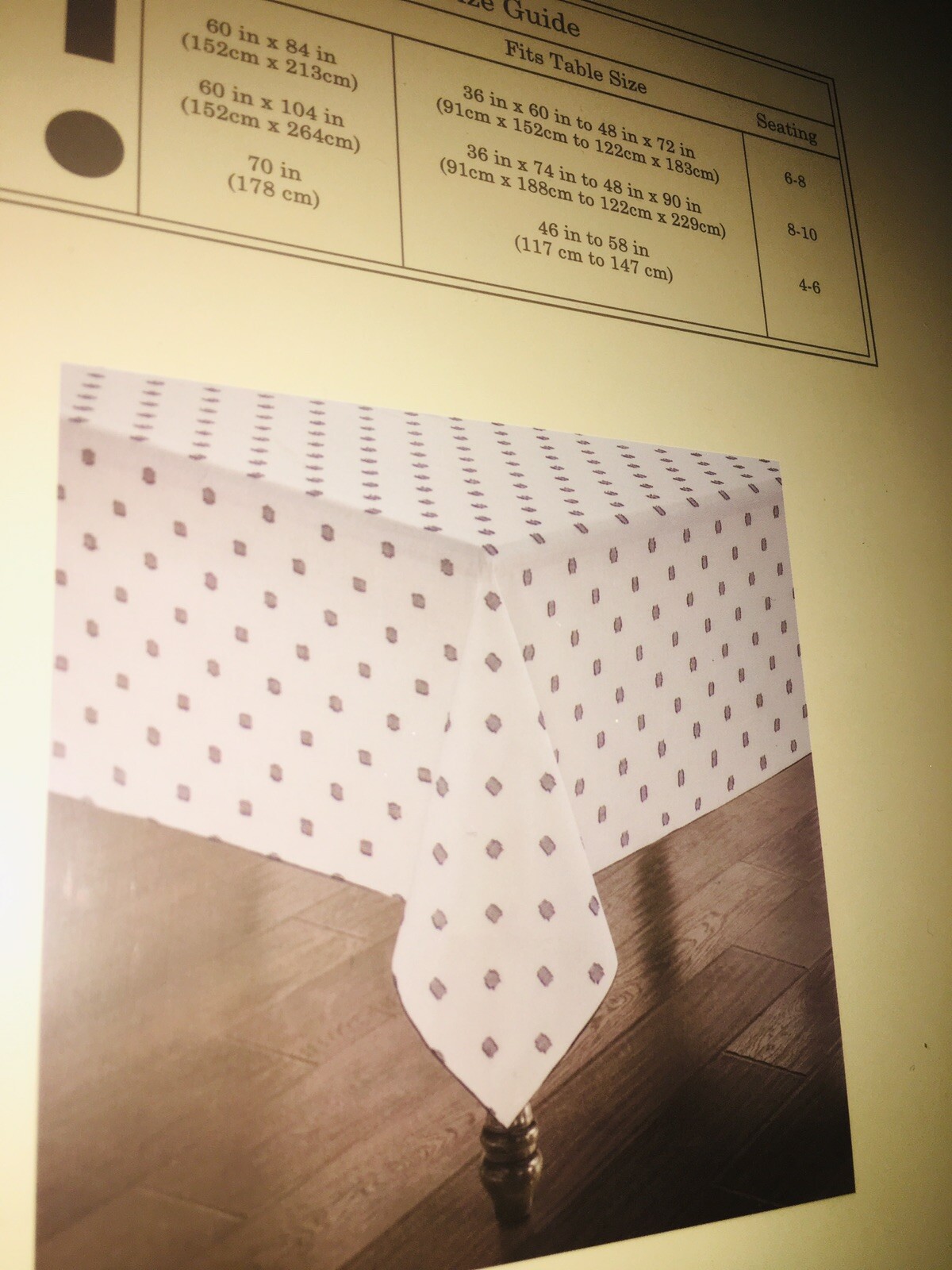 Southern Living Tablecloth Oblong NEW 60 X 104 Farm house Navy Accent ...