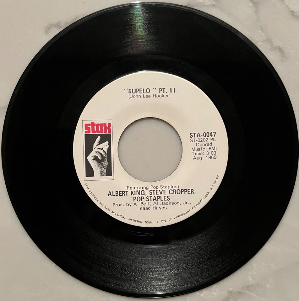 Albert King, Steve Cropper, Pop Staples - 45, 7" TUPELO PT. 1 & PT. II ...