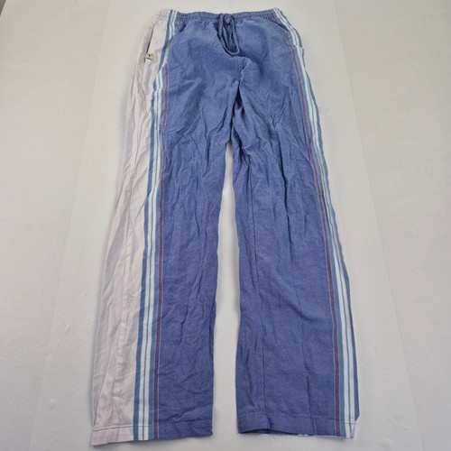 TOM'S TRUNKS Trousers Medium Blue Men's Cotton Casual Striped Relaxed ...