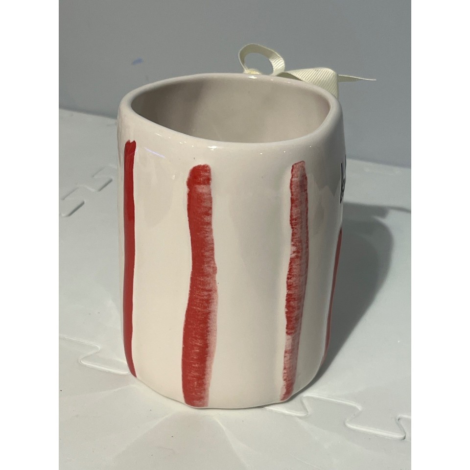 Rae Dunn BLESSED mug stars stripes American US patriotic flag cup ...