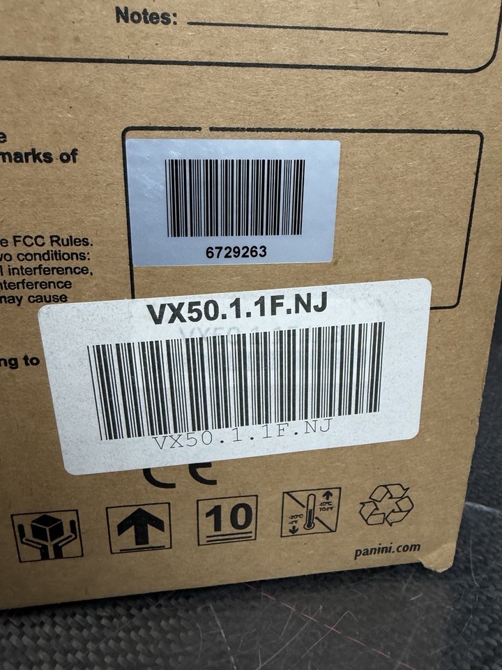 *New In Box* Panini Vision 1 Check Scanner -Single Feed VX50.1.1F.NJ ...