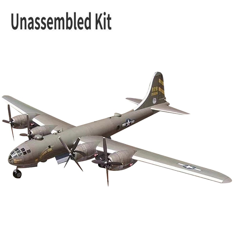 B-29 Bomber Paper Model 1:47 Aircraft Plane Model Handmade DIY Military ...
