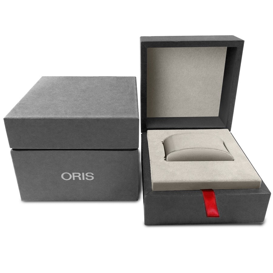 Official Oris Swiss Watch Presentation Box Grey OEM Inner & Outer Case ...