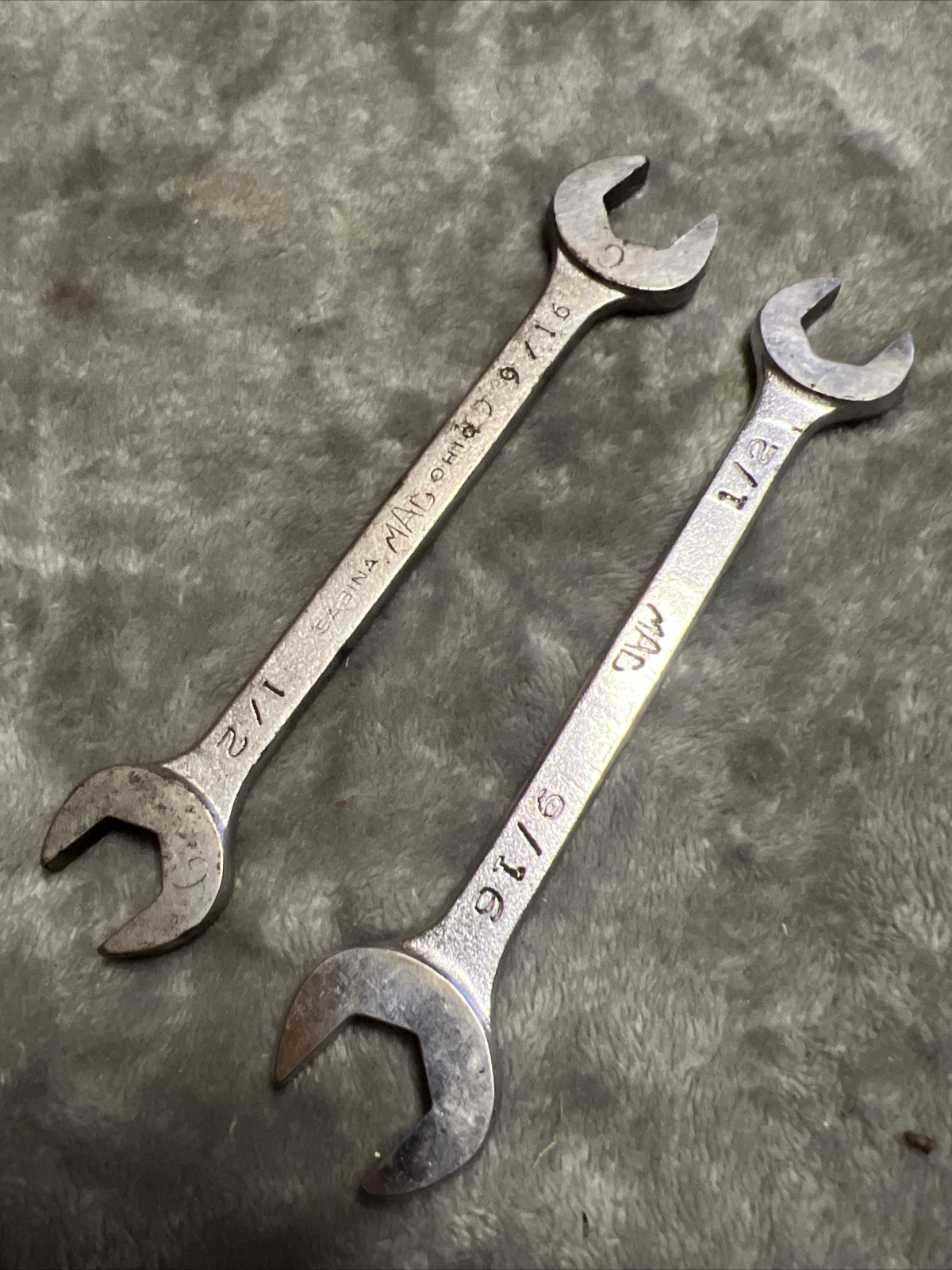 2 Mac Combo Wrenches DR1618 Dual Side Wrenches 1/2-9/16 | eBay