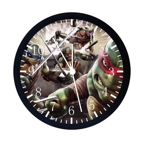 Teenage Mutant Ninja Turtles Wall Clock 12" Personalized option adding ...