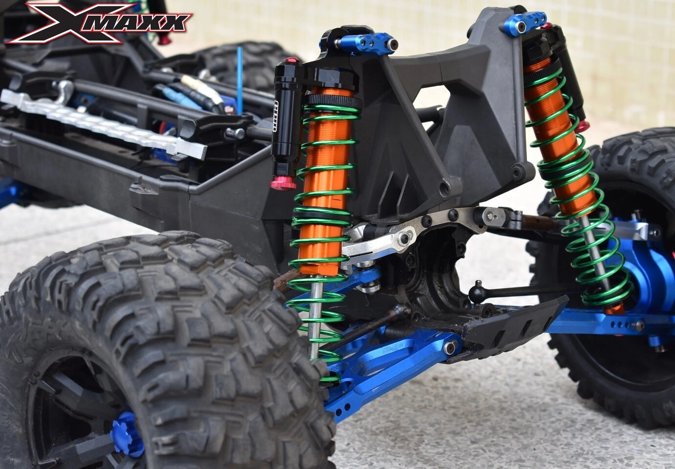 TRAXXAS X MAXX 8S 1/5 ALLOY L SHAPE SHOCK BUILT-IN PISTON GPM UPGRADE ...